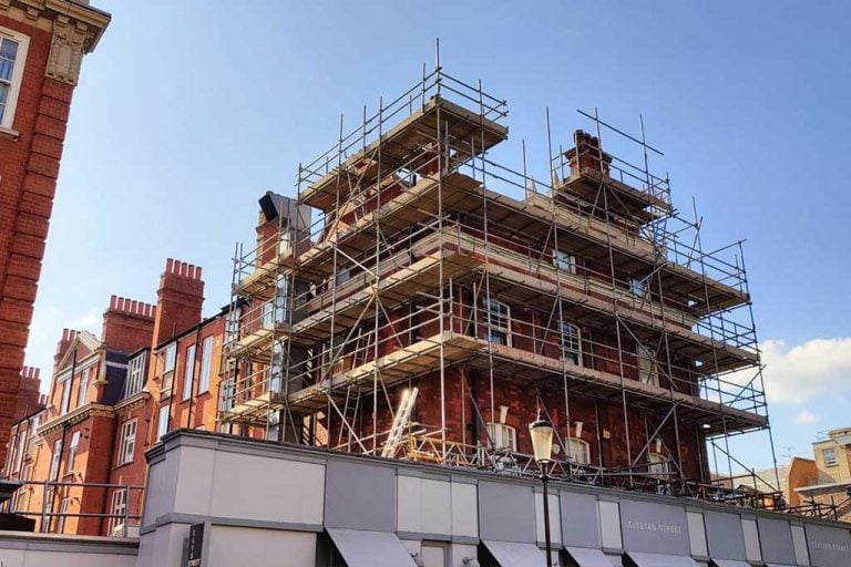 Chimney Stack Scaffolding London | TG4 Scaffolding Ltd